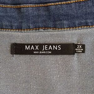 Max Jeans | Jackets & Coats | Max Jeans Womans Denim Jacket 2xl ...